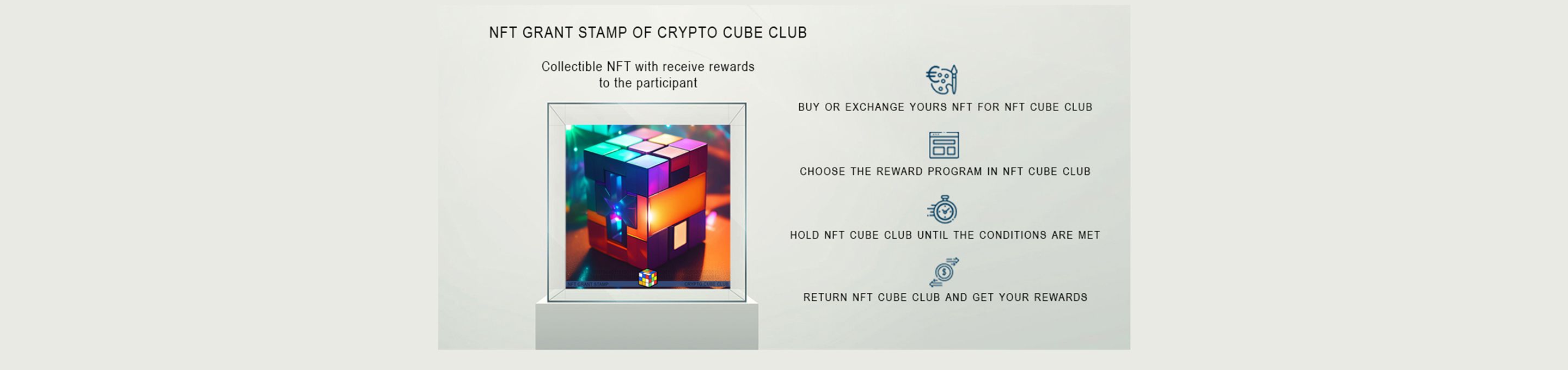 NFT grant stamp of Crypto Cube Club